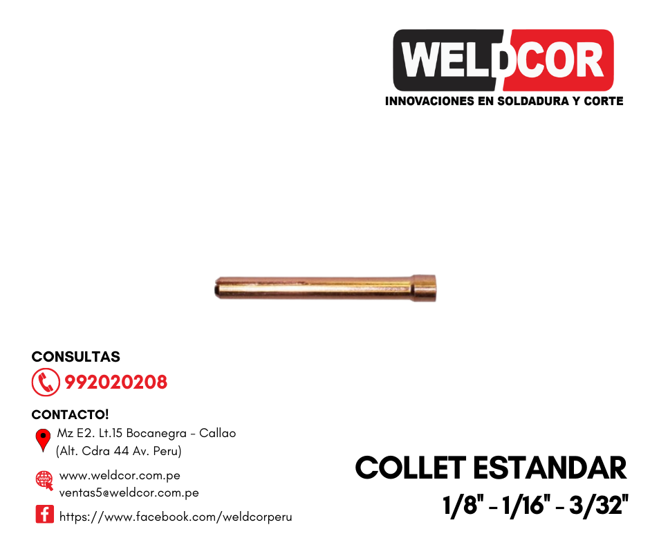 10N24 COLLET ESTANDAR – Weldcor