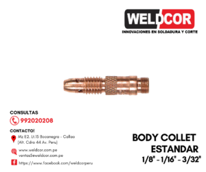 10N32 BODY COLLET ESTANDAR – Weldcor