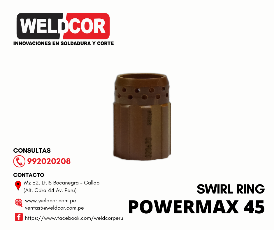 220670 SWIRL RING PMX45 – Weldcor