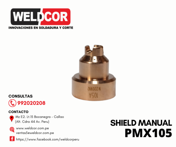 220992 SHIELD CUP MANUAL PMX105 – Weldcor