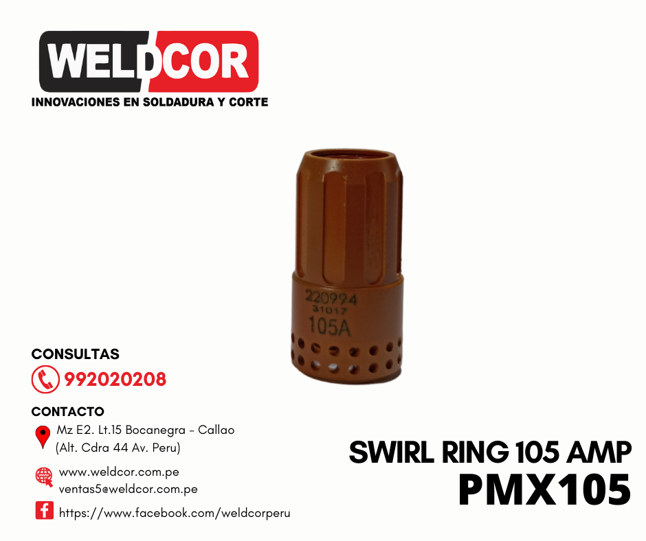 220994 SWIRL RING PMX105 – Weldcor