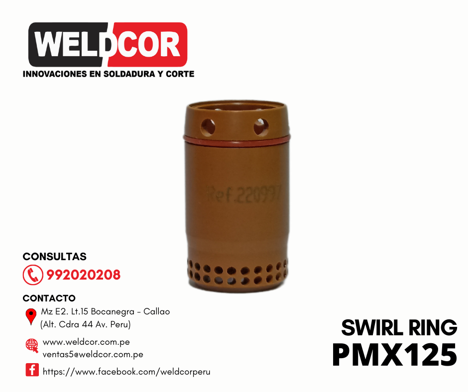 220997 SWIRL RING PMX 125 – Weldcor