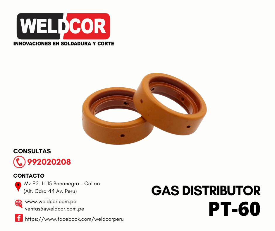 60028 GAS DISTRIBUTOR PT-60 – Weldcor