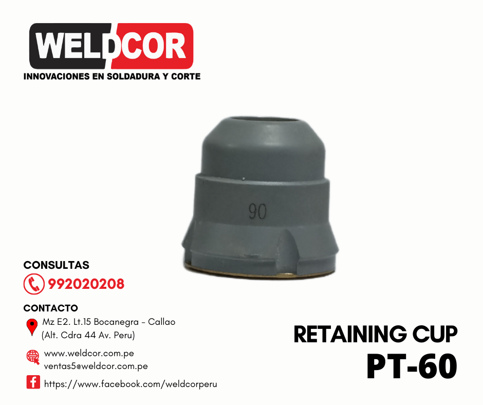 60389 RETAINING CUP PT-60 – Weldcor