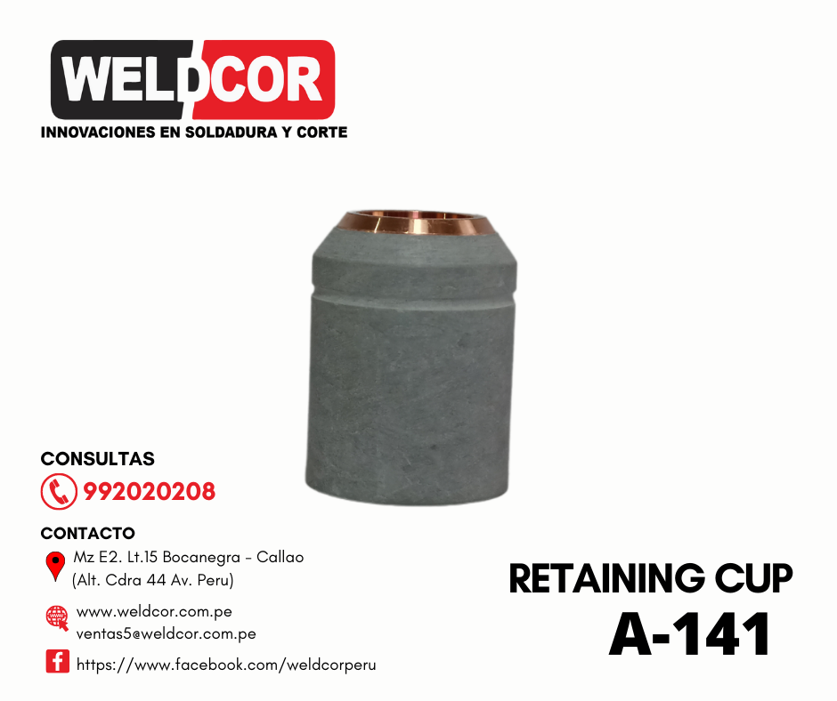 RETAINING CUP A141 – Weldcor