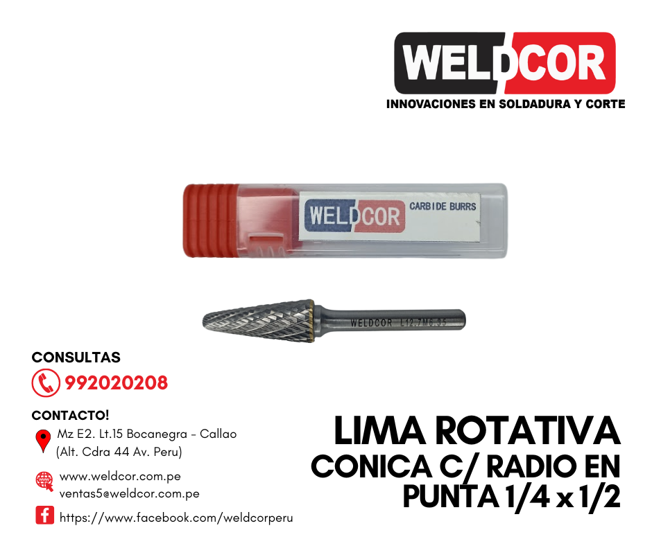 Limas Rotativas – Weldcor