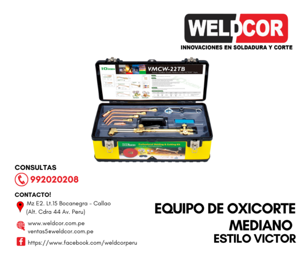 VMCW-22TB EQUIPO DE OXICORTE MEDIANO ESTILO VICTOR – Weldcor